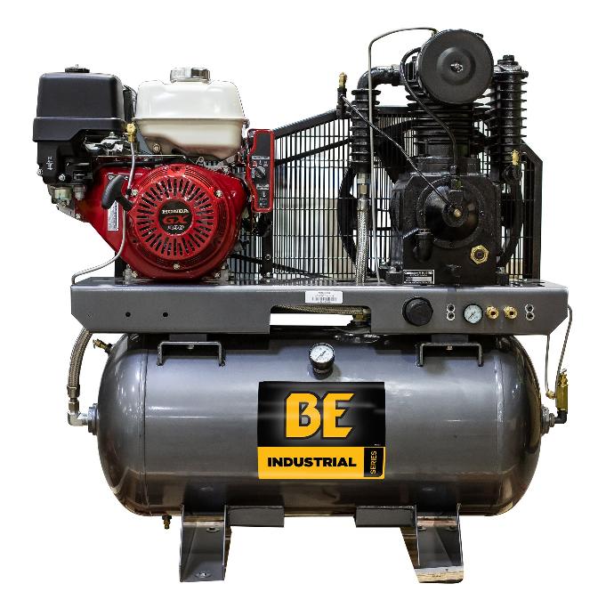 23 CFM @ 175 PSI - 30 GALLON AIR COMPRESSOR WITH HONDA GX390 ENGINE ...