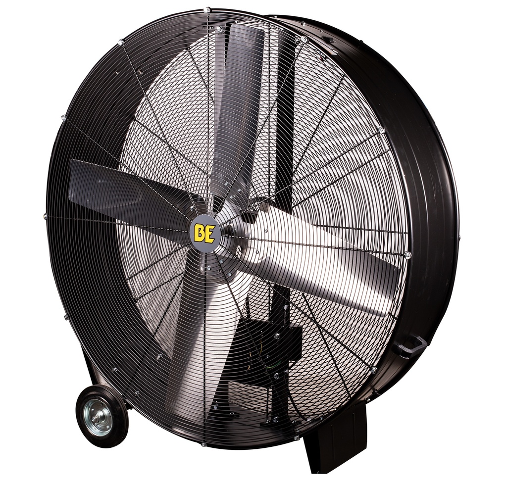 48" Belt Drive, Industrial Fan With Wheel Mount | Sierra Industrial